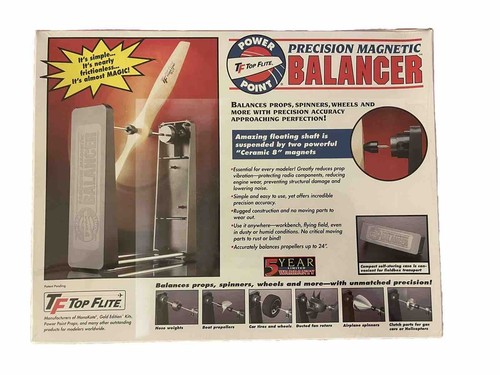 Top Flite Power Point Precision Magnetic Balancer RC Props,Wheels New ...
