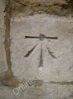 Photo 12x8 Bolt mark in the wall of St John on the Wall Bristol A ...
