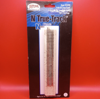 Atlas #2590 Code 80 to Code 65 True-Track Transition Track -- pkg(2 ...