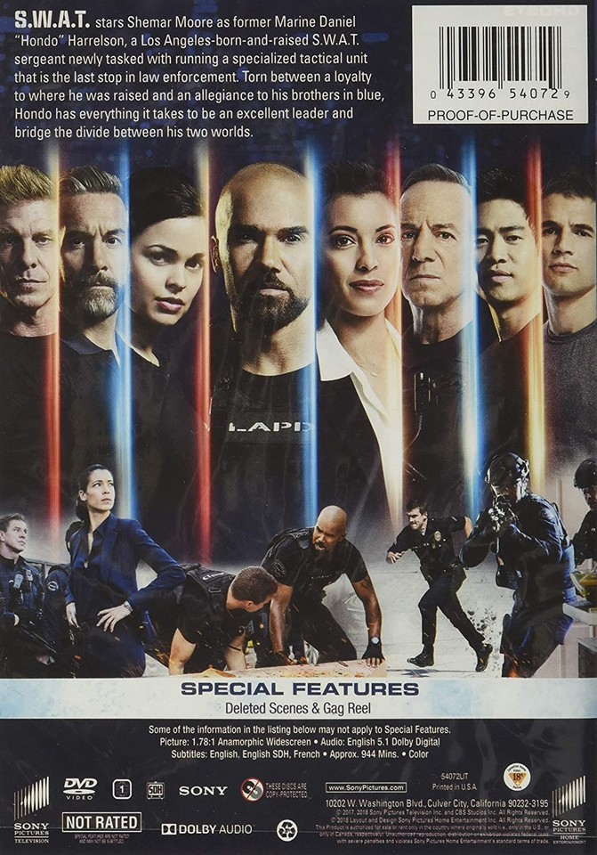 S.W.A.T. (2017) - Season 01 (DVD) Shemar Moore Stephanie Sigman Alex ...