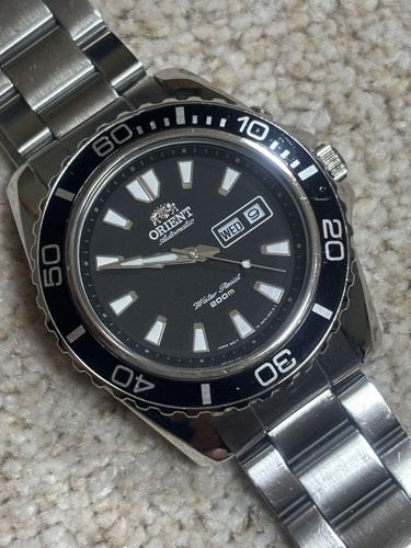 Orient Mako XL Automatic Watch Cleaned and Serviced with Minor ...