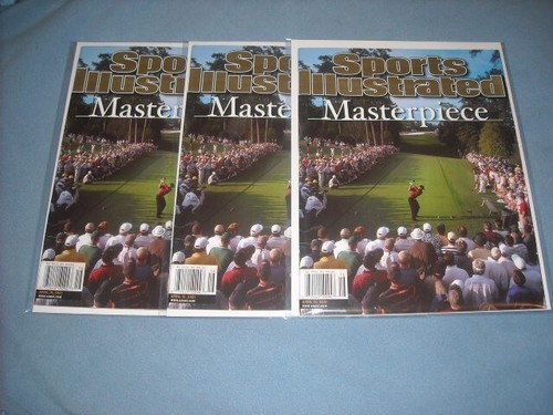 TIGER WOODS SPORTS ILLUSTRATED MASTERPIECE APRIL 16, 2001 *NO LABEL ...