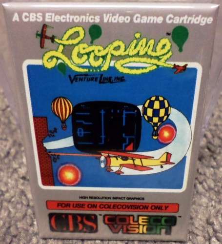 Looping Colecovision Vintage Game Box 2"x3" Fridge Locker MAGNET | eBay