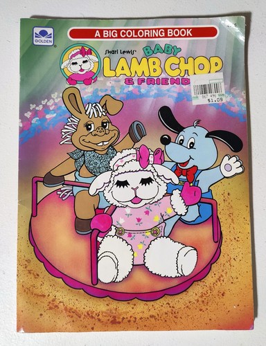 A Big Coloring Book Baby Lamb Chop & Friends 1993 ISBN: 0-307-04016-X ...