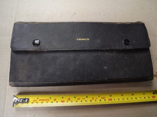 Vintage Vemco Drawing Instruments Red Dot Metal Compass Set Engineering ...