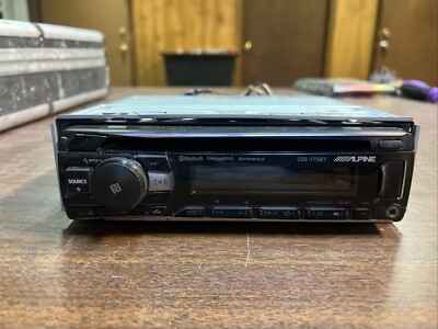 Alpine CDE-172BT Bluetooth CD Player Car Stereo AM FM Sat Radio Aux USB ...