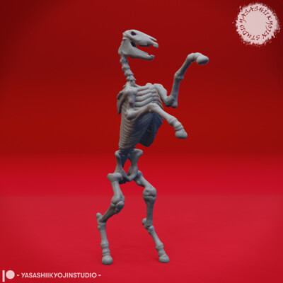 Skeleton Horse - 32/54mm Miniature for Tabletop RPGs (DnD, D&D ...