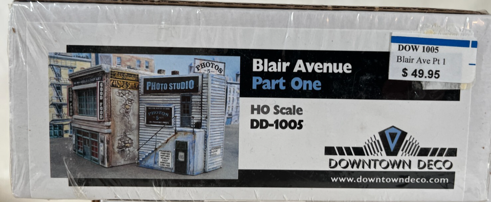 Downtown Deco - Blair Ave Part 1 HO Scale Kit #DD-1005 | eBay