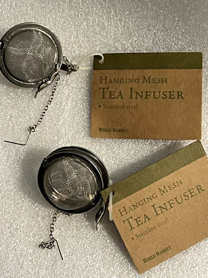 World Market Hanging Mesh Tea Infuser 2 Pack Brand New!! | eBay