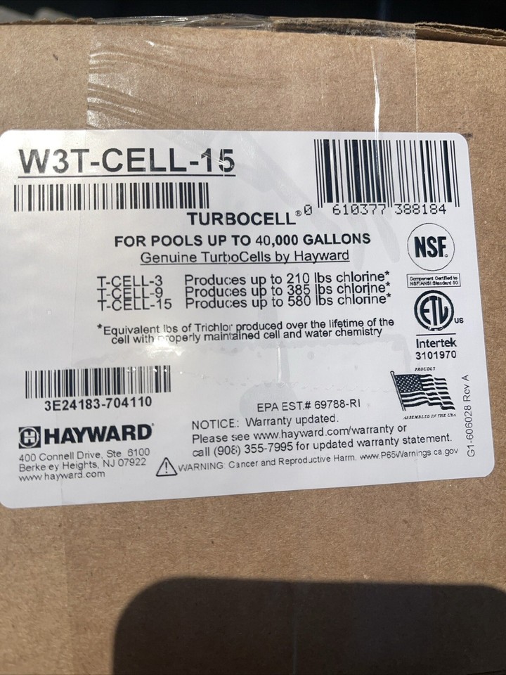 Hayward W3T-CELL-15-SWP Turbo Cell - White 610377388191 | eBay