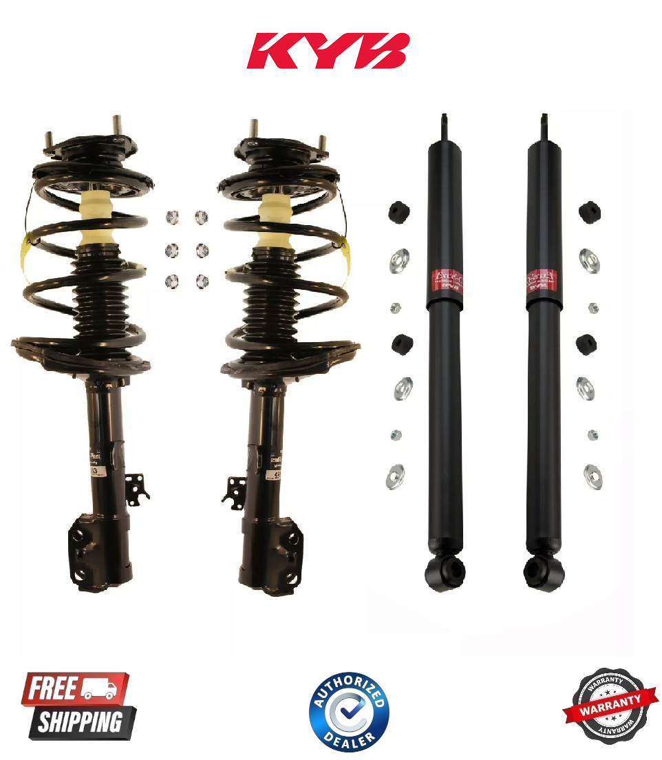 KYB Front Strut & Coil Springs Rear hock Absorbers Kit for Toyota RAV4 ...