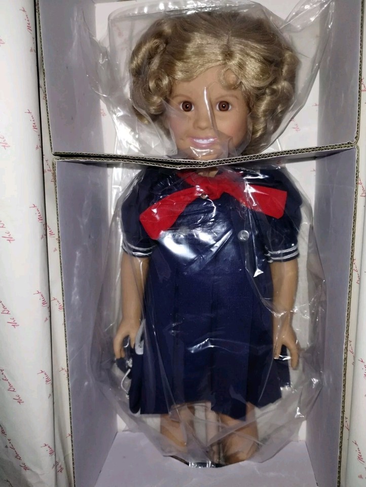 Danbury Mint Shirley Temple Dress Up Doll Sailor Dress 16" Poor Rich ...