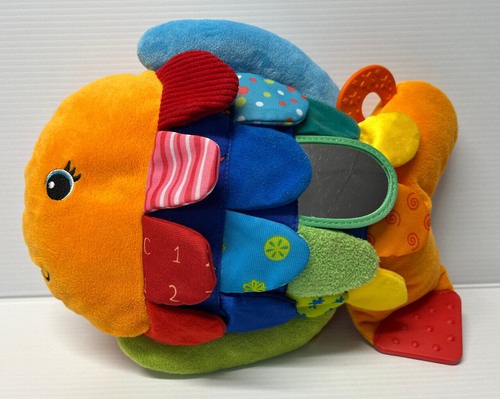 Melissa and Doug Flip Fish Plush K's Kids Baby Sensory Learning Crinkle ...