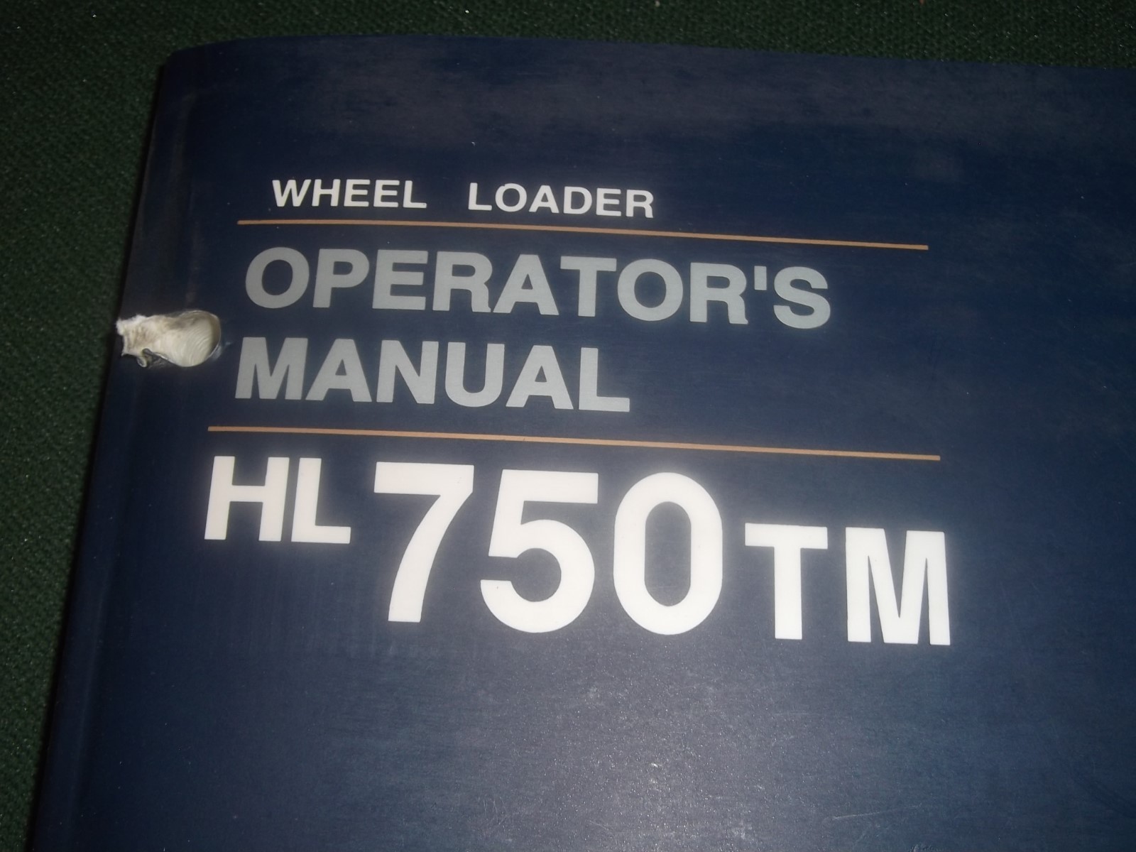 HYUNDAI HL750-TM WHEEL LOADER OPERATOR OPERATION & MAINTENANCE MANUAL ...