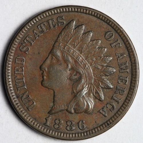 1886 TYPE 2 Indian Head Cent Penny UNC *UNCIRCULATED* MS NICE! E317 ...