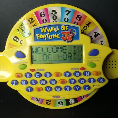 Wheel Of Fortune Jr Handheld Game Used Vintage 2000-TESTED | eBay