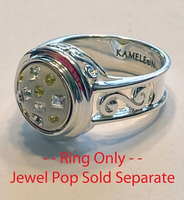 Kameleon Ring - KR02 - Open Sides w/ Swirl Ring - Size 6 | eBay