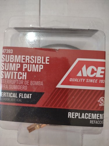 Ace 47393 Replacement Submersible Sump Pump Switch Vertical Float | eBay