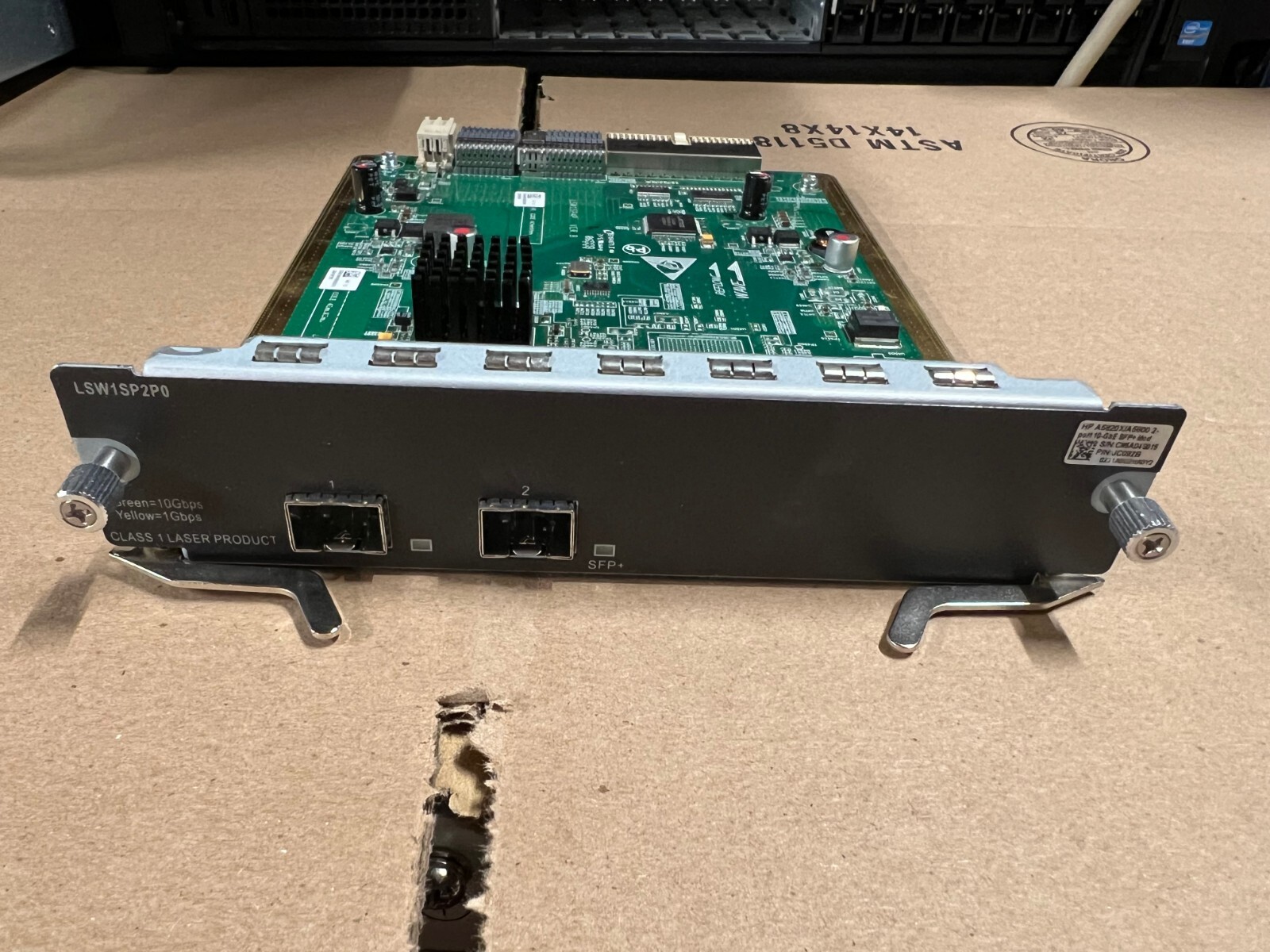 HP 5800 2-Port 10GBE SFP+ Module JC092B | eBay