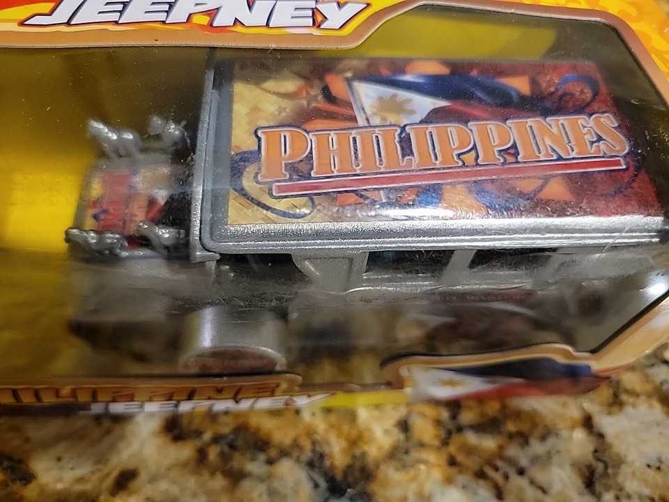 Philippines Jeepney DieCast Metal Luneta Park Truck Action Silver Toy ...