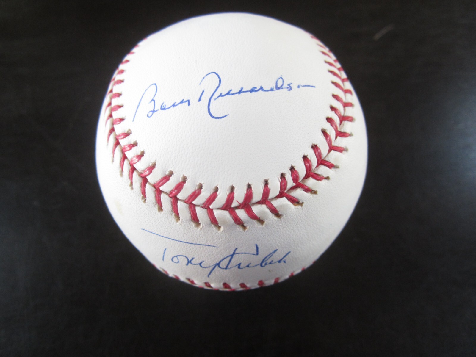 1961 New York Yankees Infield Autograph / Signed Baseball Tony Kubek ...