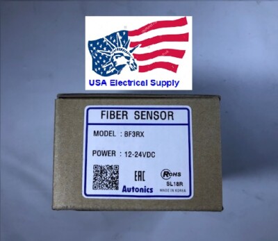 AUTONICS BF3RX Amplifier, Fiber Optic, Light & Dark On, NPN Output, 12 ...