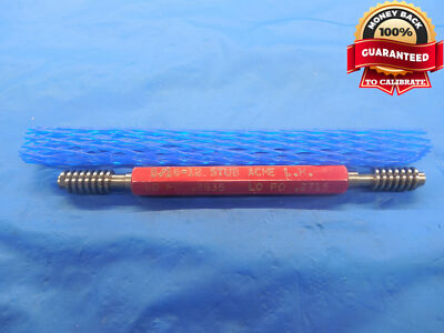 5/16 12 NA LEFT HAND STUB ACME THREAD PLUG GAGE .3125 GO NO GO= .2835 ...