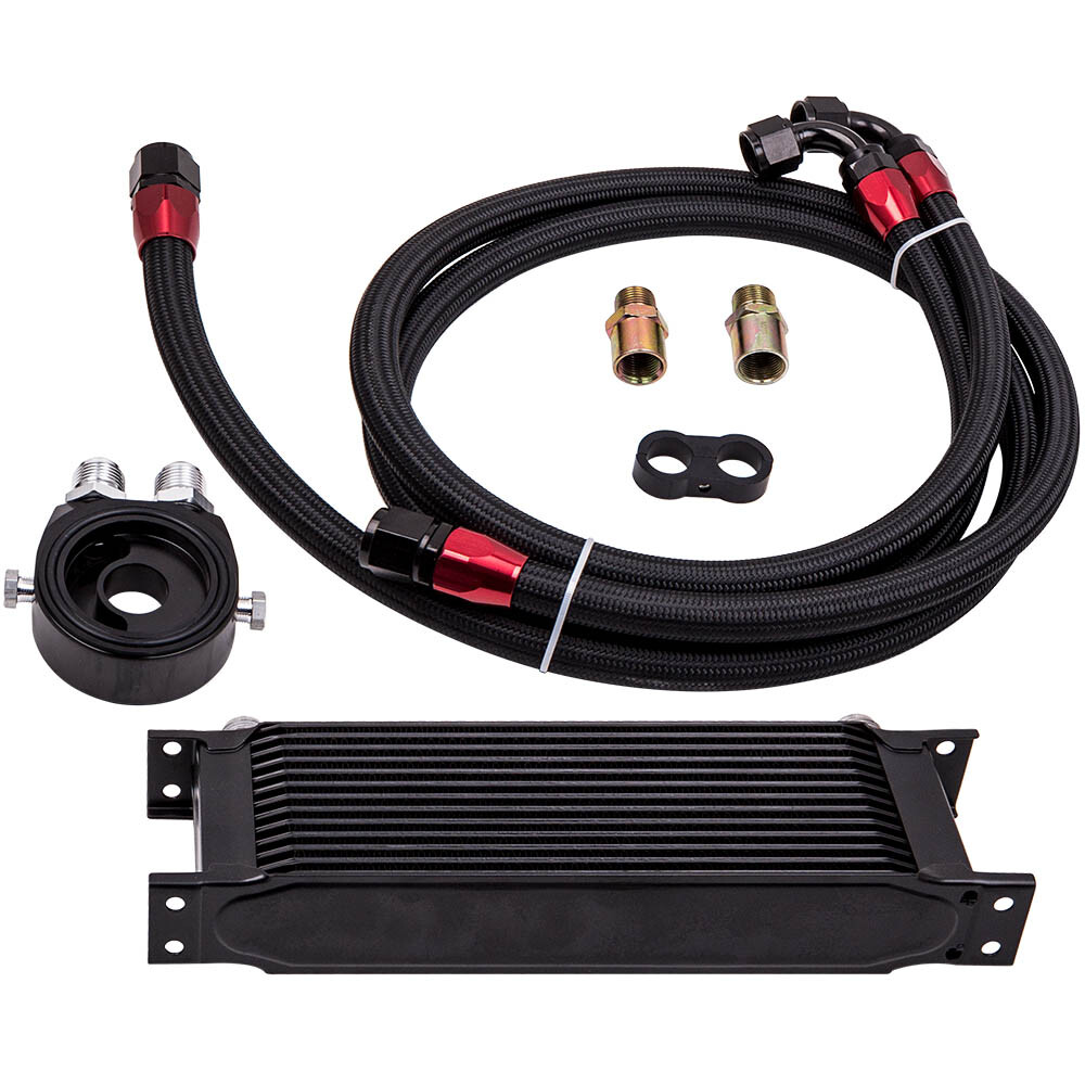 Oil Cooler Turbo 240sx Sr20 S13 S14 S15 Ka24 Ka24de Bl An10 1x 3/4-16 ...