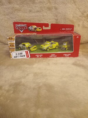 Disney Pixar Cars Dinoco 3-car gift pack Leak Less #52 Crew Chief Pitty ...