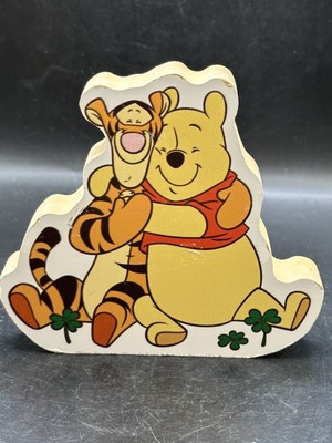 Disney Winnie the Pooh and Tigger St. Patrick’s Day Wooden Stand Up ...