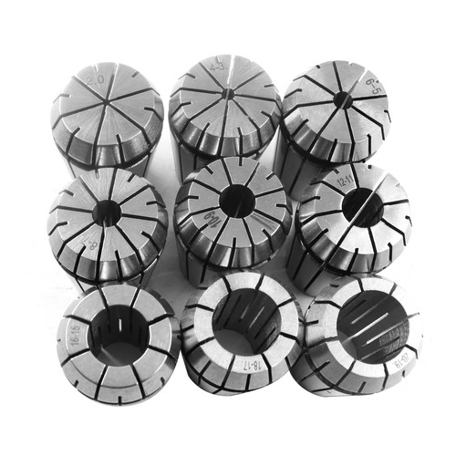 9 PCS ER32 Spring Collet Set CNC Milling Lathe Engraving Machine 2-20mm ...