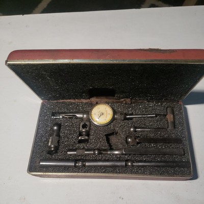 L. S. Starrett No.711 Last Word Dial Test Indicator .0005" w/Case ...