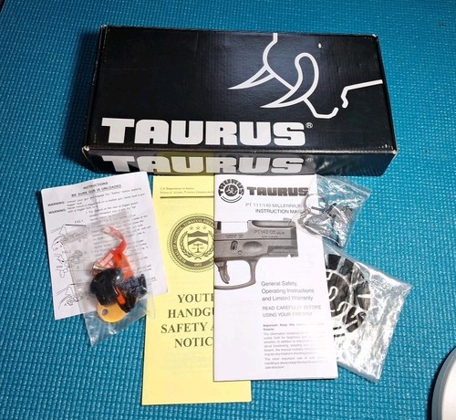 Taurus PT111 G2 Cardboard Box with Manual, Screwdriver, Trigger Lock | eBay