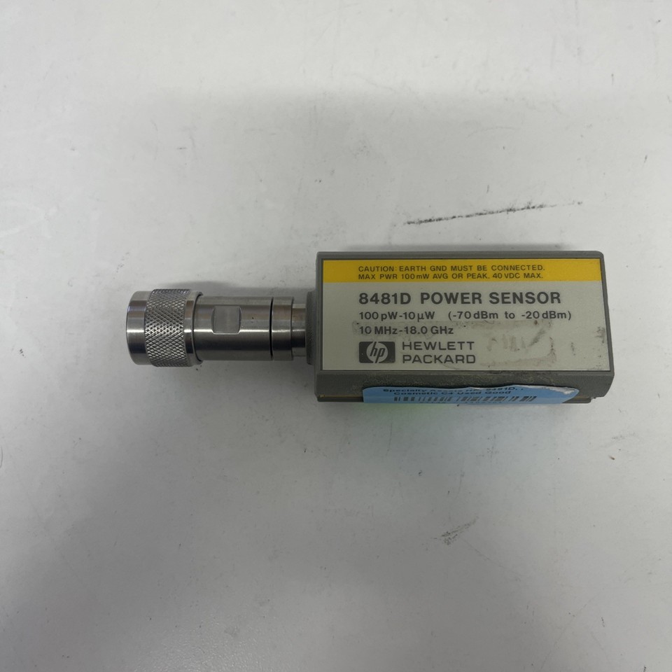 HP 8481D RF Power Sensor 10 MHz To 18GHz | eBay