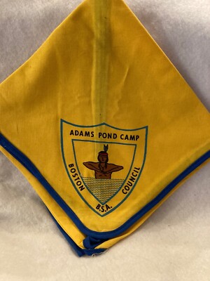 (ae4) Boy Scouts - Adams Pond Camp - Boston Council neckerchief | eBay