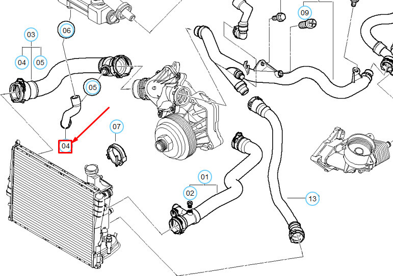 OEM BMW 3 E46 COOLING SYSTEM WATER HOSE 11537786724 7786724 GENUINE | eBay