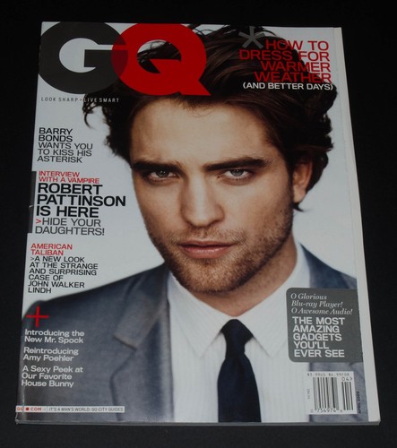 GQ Magazine April 2009 Robert Pattinson | eBay