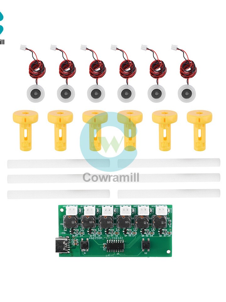 Type-C DC 5V DIY Ultrasonic Mist Maker 6 Channel Atomizing Module ...