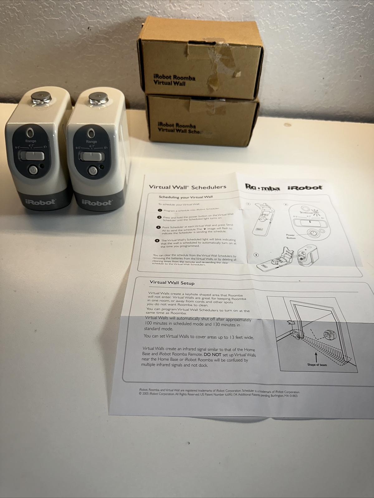 2 ROOMBA iRobot Virtual Wall Barrier Device | eBay