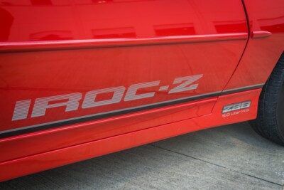 1985-1990 Chevrolet Camaro IROC-Z Door Vinyl Decals Pair Left & Right ...