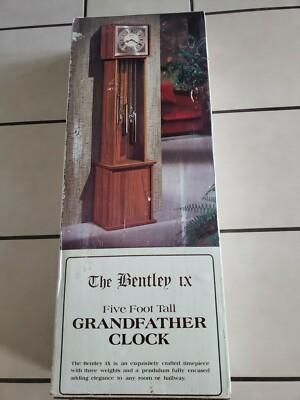 The BENTLEY IX Five Foot Tall Grandfather Clock | eBay