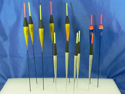 12 galleggianti Maver, Tubertini 2 - 2,50gr pesca alla trota lago fiume ...