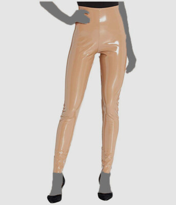 Commando Women's Brown Stretch Faux Leather Leggings Pants Size M | eBay