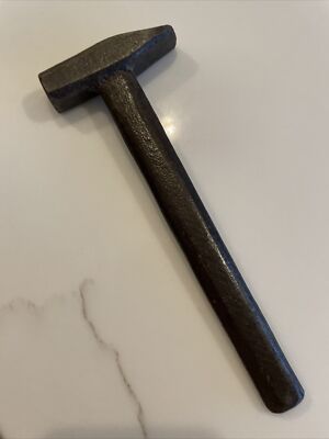 Antique 7.5” Blacksmith Forming Hammer , Forged Punch Tool - Completely ...