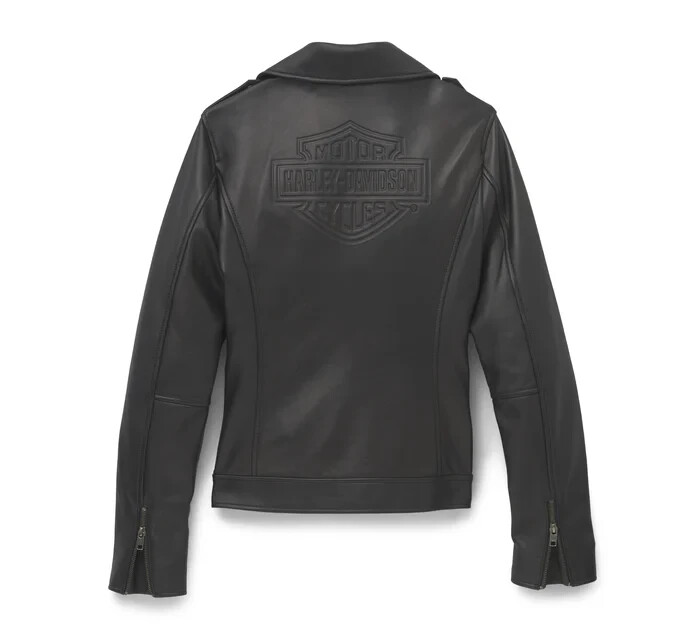 Women's HARLEY-DAVIDSON® Lisbon Debossed Leather Jacket XL 97029-22VW ...