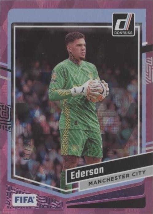 2023-24 Panini Donruss Fifa - Ederson #91 Pink Cubic /99 for sale ...