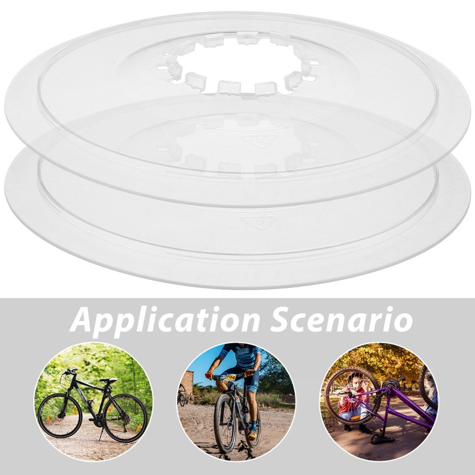 2 Pcs Flywheel Guard Bike Spoke Protector Chain Gear Tooth Plate | eBay ...