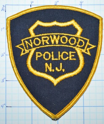 NEW JERSEY, NORWOOD POLICE DEPT PATCH | eBay
