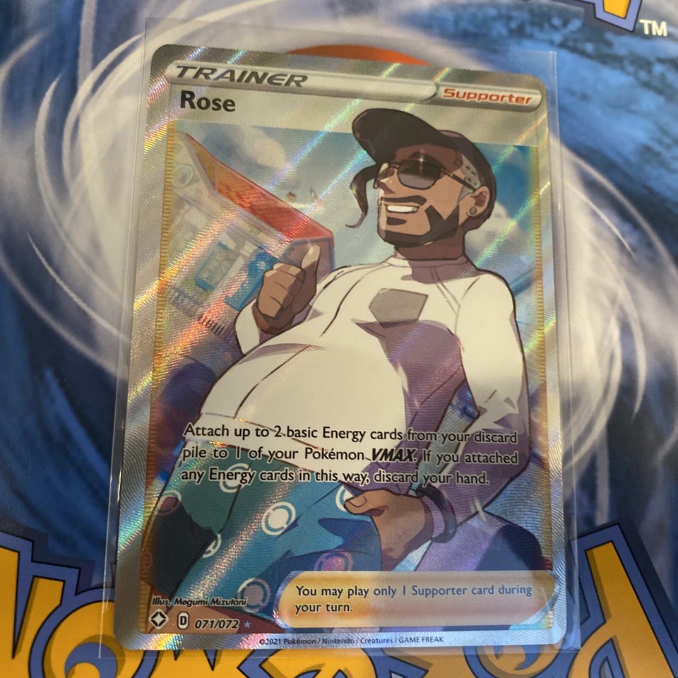 Rose Full Art Trainer (071/072) - Shining Fates Pokémon Card PACK FRESH ...