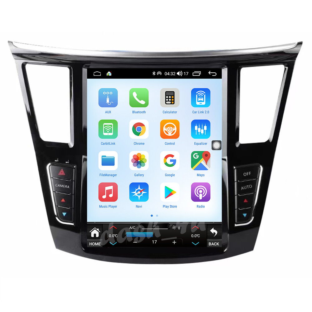 Android 11 Radio Vertical Screen Car-Play GPS for Infiniti QX60 JX35 ...